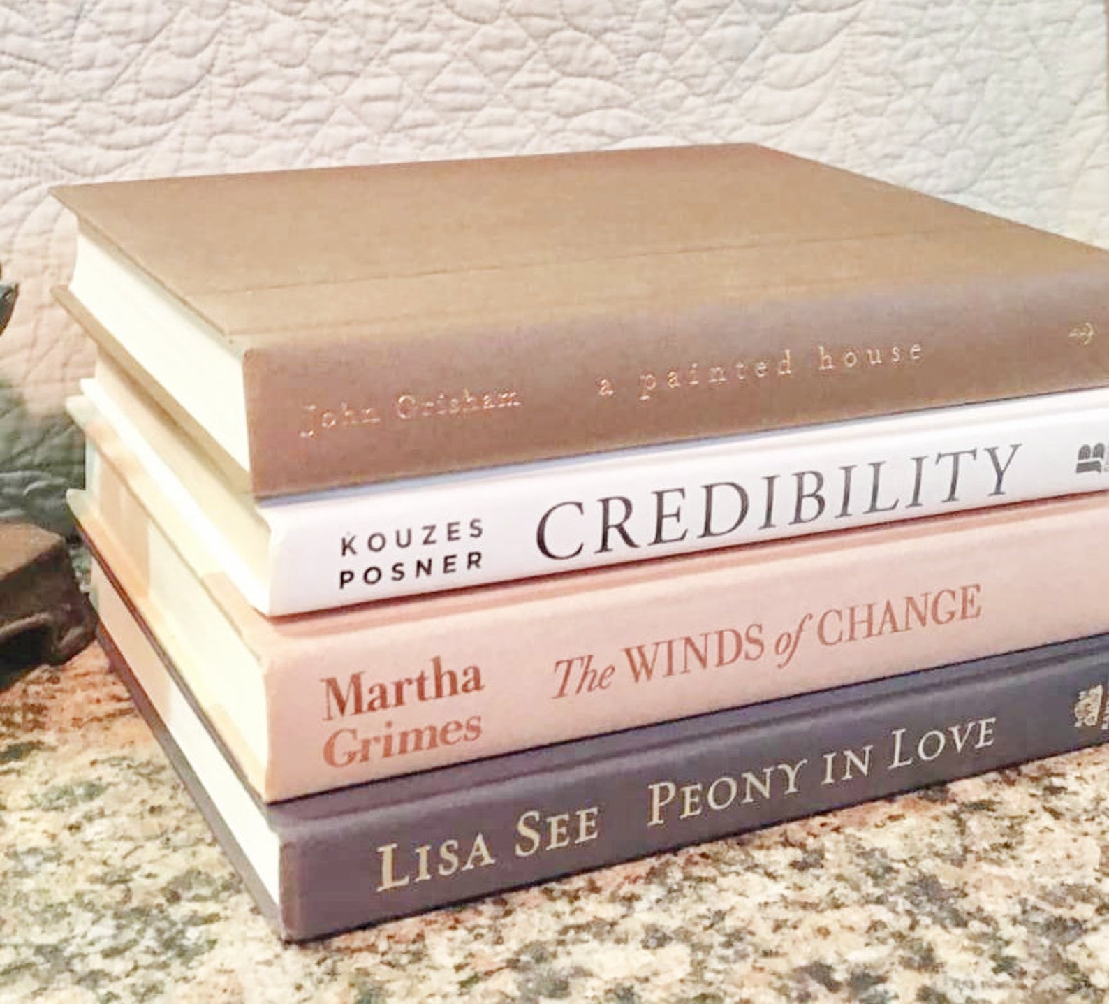 Book Stack * Neutral Colors - Etsy
