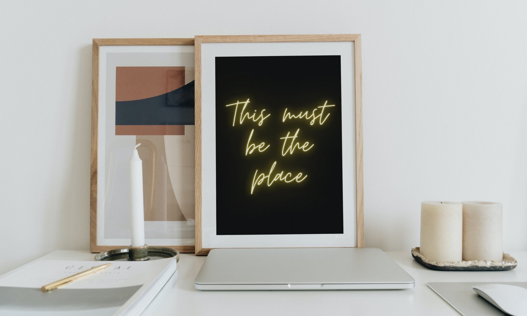 This Must Be the Place Neon Sign Digital Print - Etsy