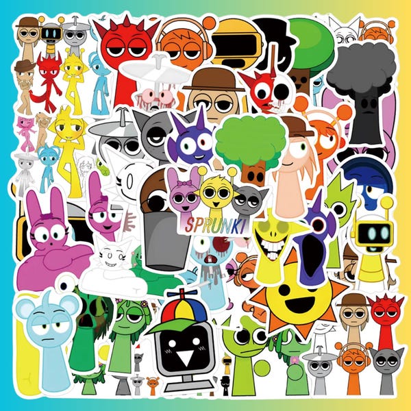 Sprunki Sticker - Etsy