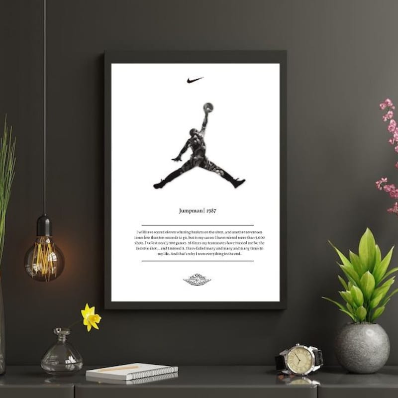 Jordan Logo Sticker - Etsy