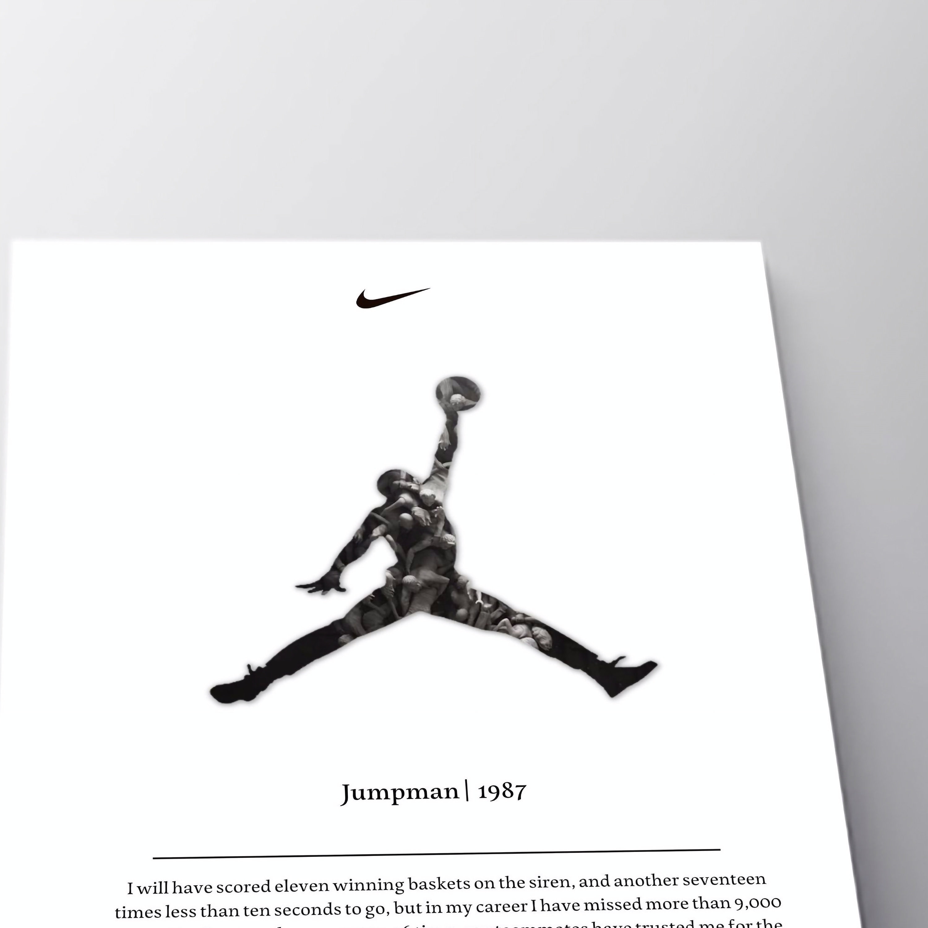 Jordan logo Art - Etsy