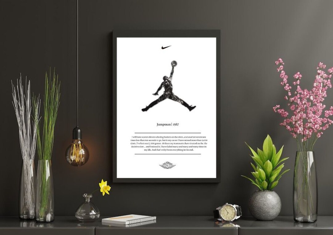 Jordan logo Art - Etsy
