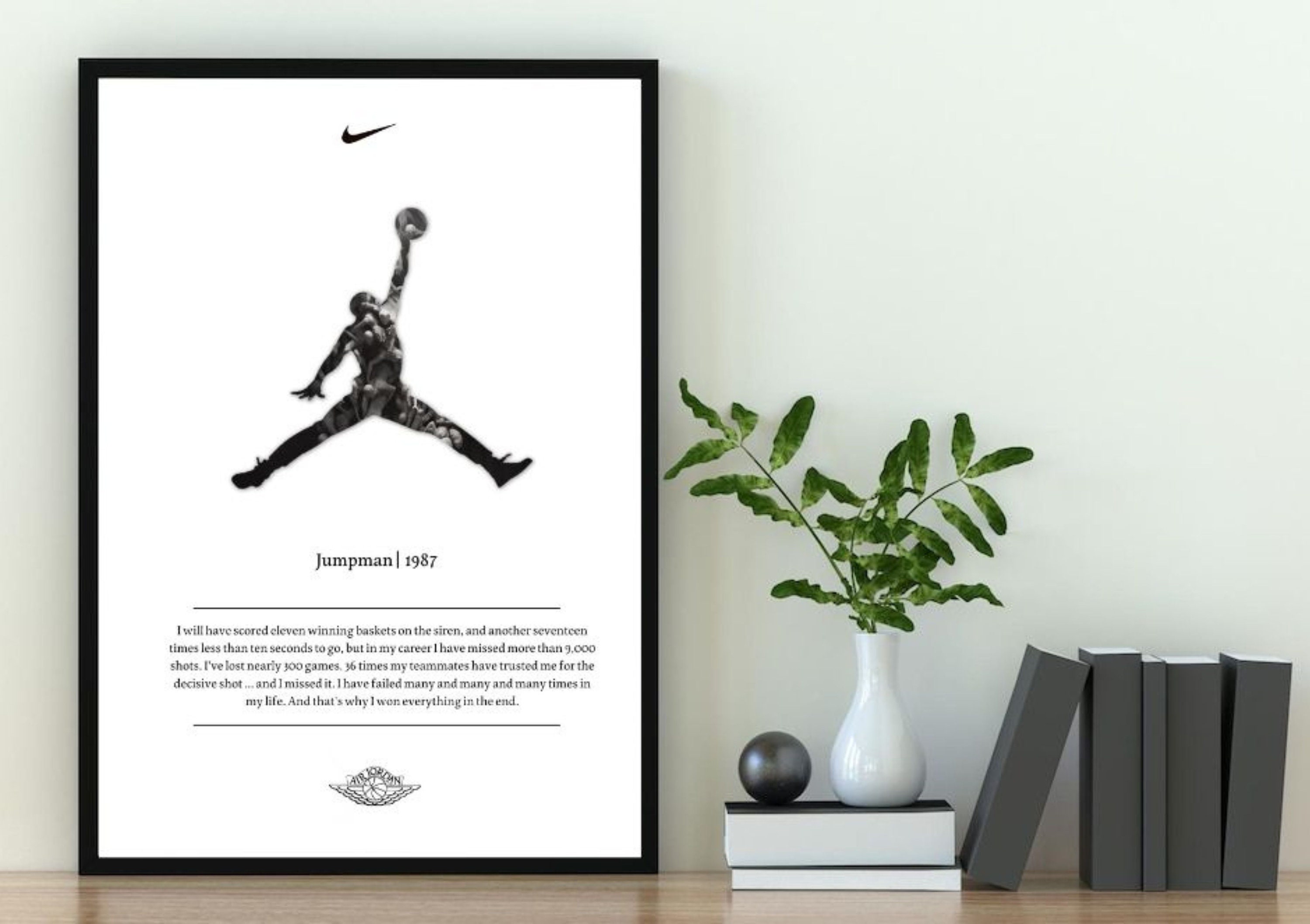Jordan logo Art - Etsy