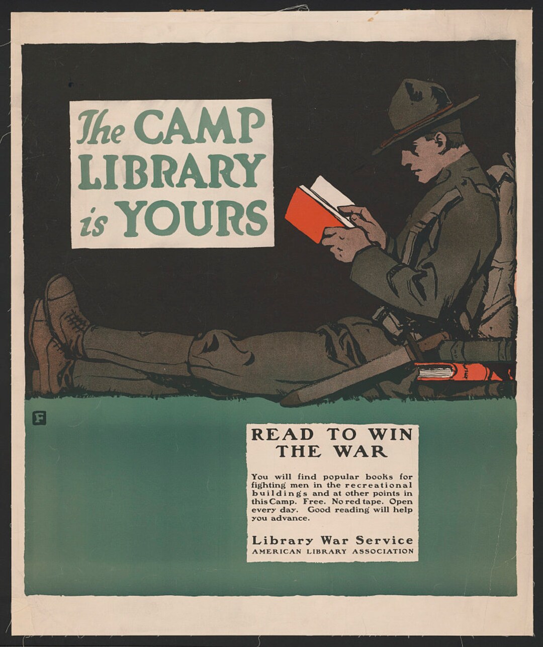 WW1 U.S Military Reading Program Poster Digital Download Only - Etsy