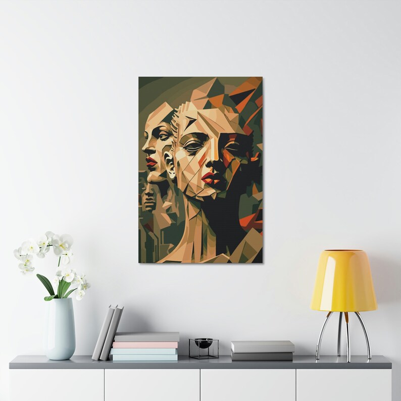 Original Art Face Collages Collage on Canvas - Etsy Australia