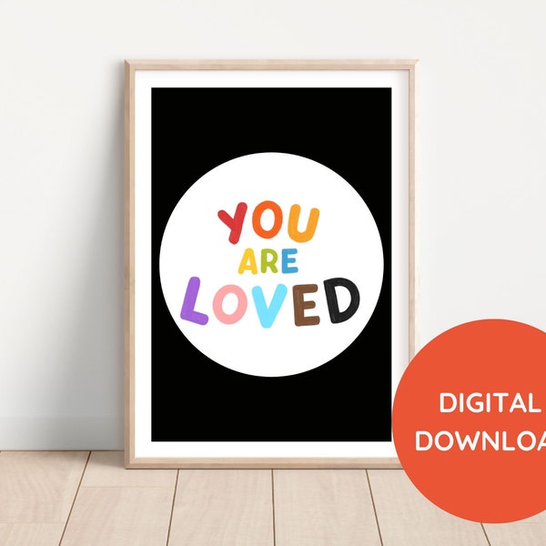 You Are Safe Here Poster - Etsy