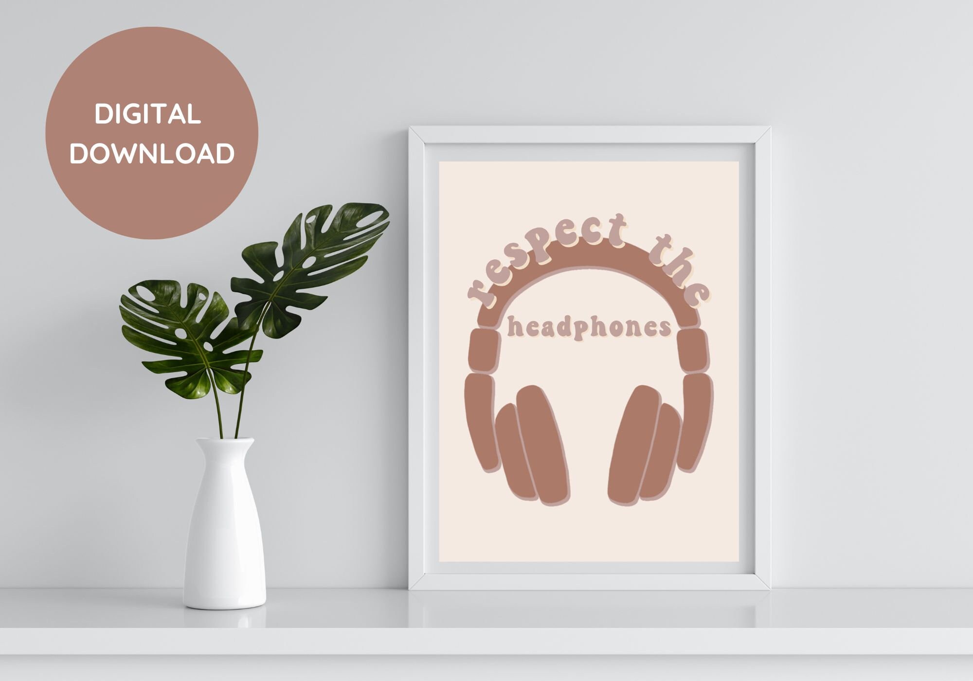 Respect Headphones Neurodiversity Poster Autistic Pride Wall - Etsy