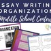 Essay Writing Organization Practice Middle School Centers Stations - Etsy