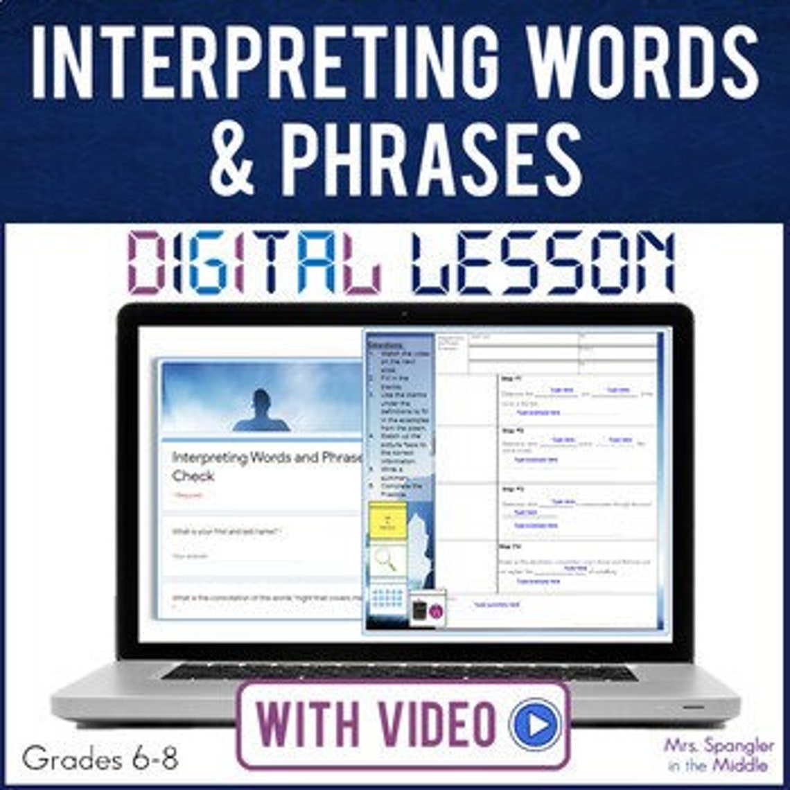 Poetry Comprehension Interpreting Words and Phrases DIGITAL Lesson ...