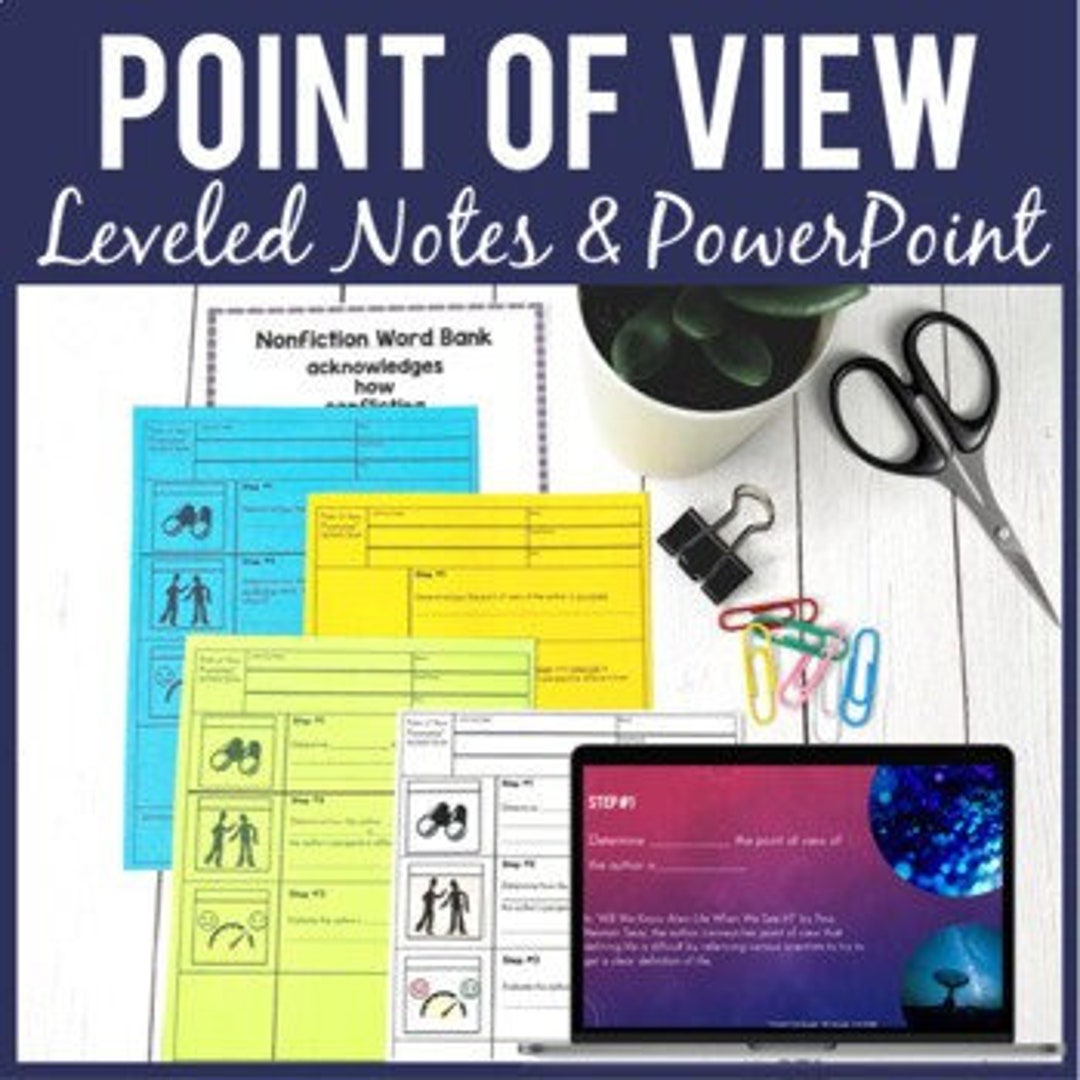 Point of View NONFICTION Guided Notes and Powerpoint - Etsy