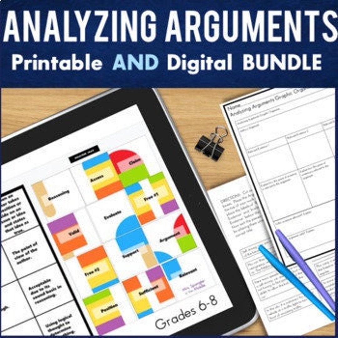 How to Analyze an Argument Printable and Digital BIG BUNDLE - Etsy