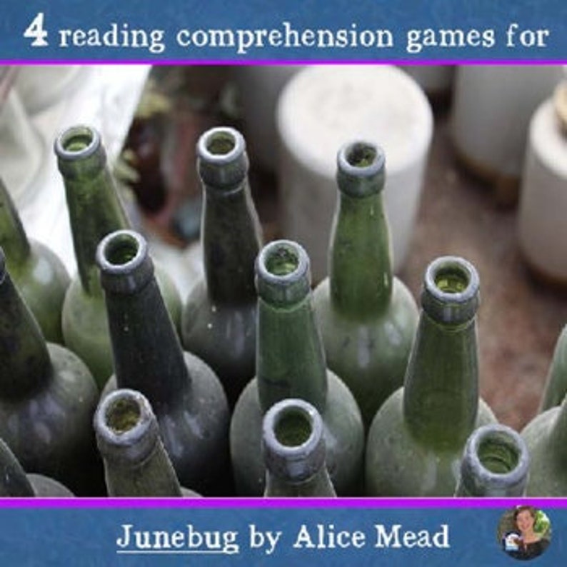 Junebug Reading Comprehension 4 Games - Etsy