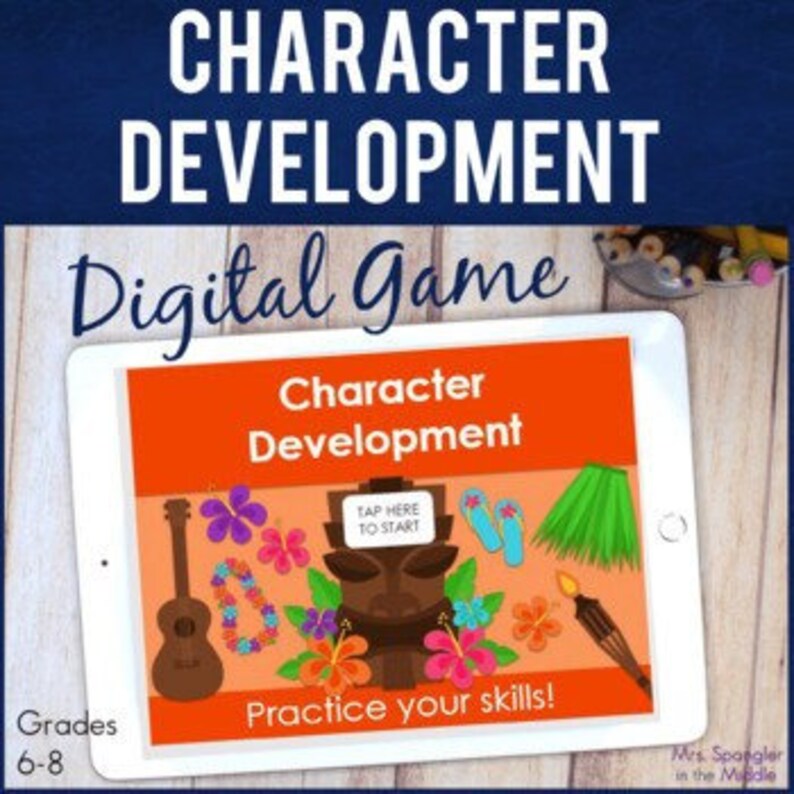 Character Development DIGITAL Skill Practice GAME - Etsy