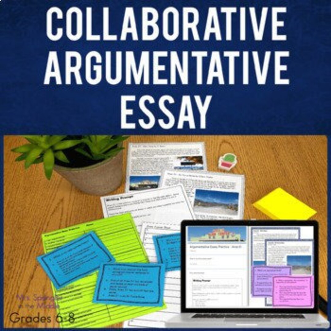 Argumentative Essay Writing Collaborative Activity Printable and ...