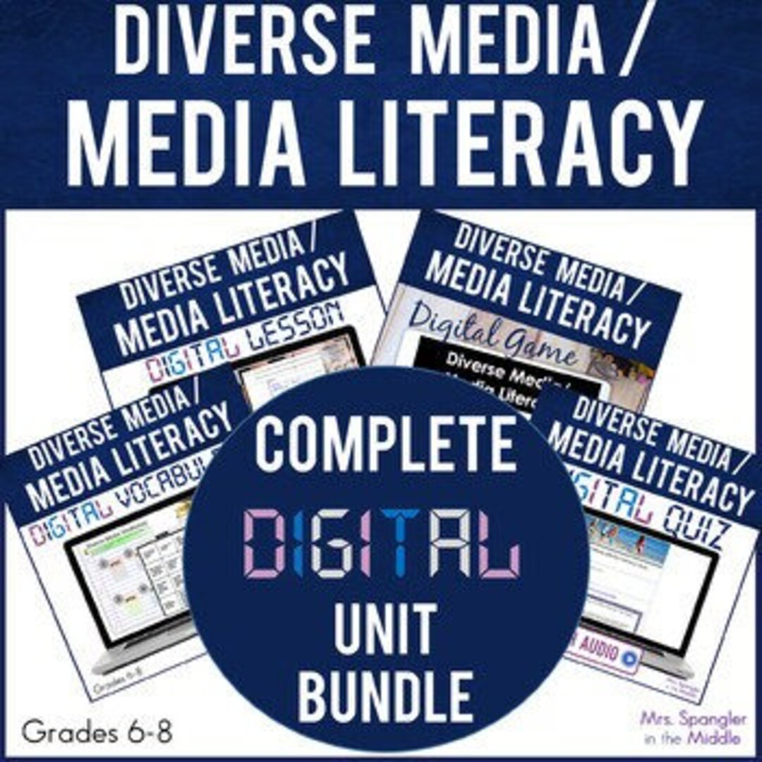 Media Literacy Diverse Media DIGITAL BUNDLE - Etsy