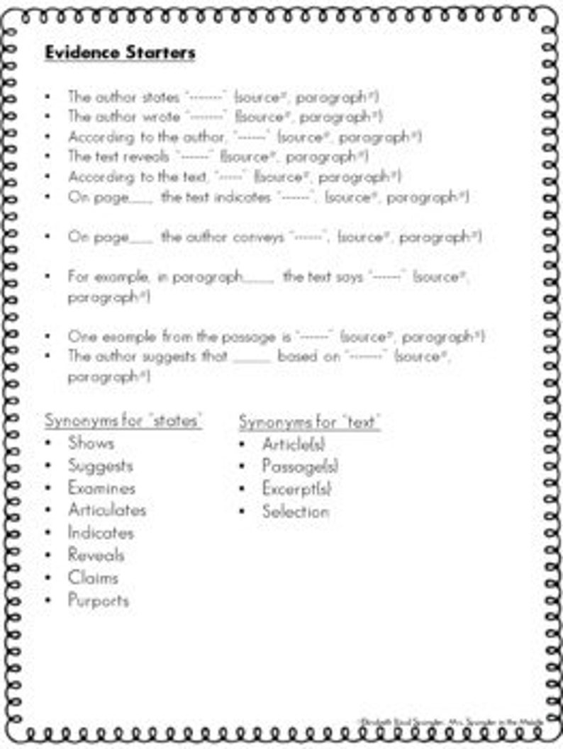 Informative Essay Writers Toolkit Organizers Outlines Printable and ...
