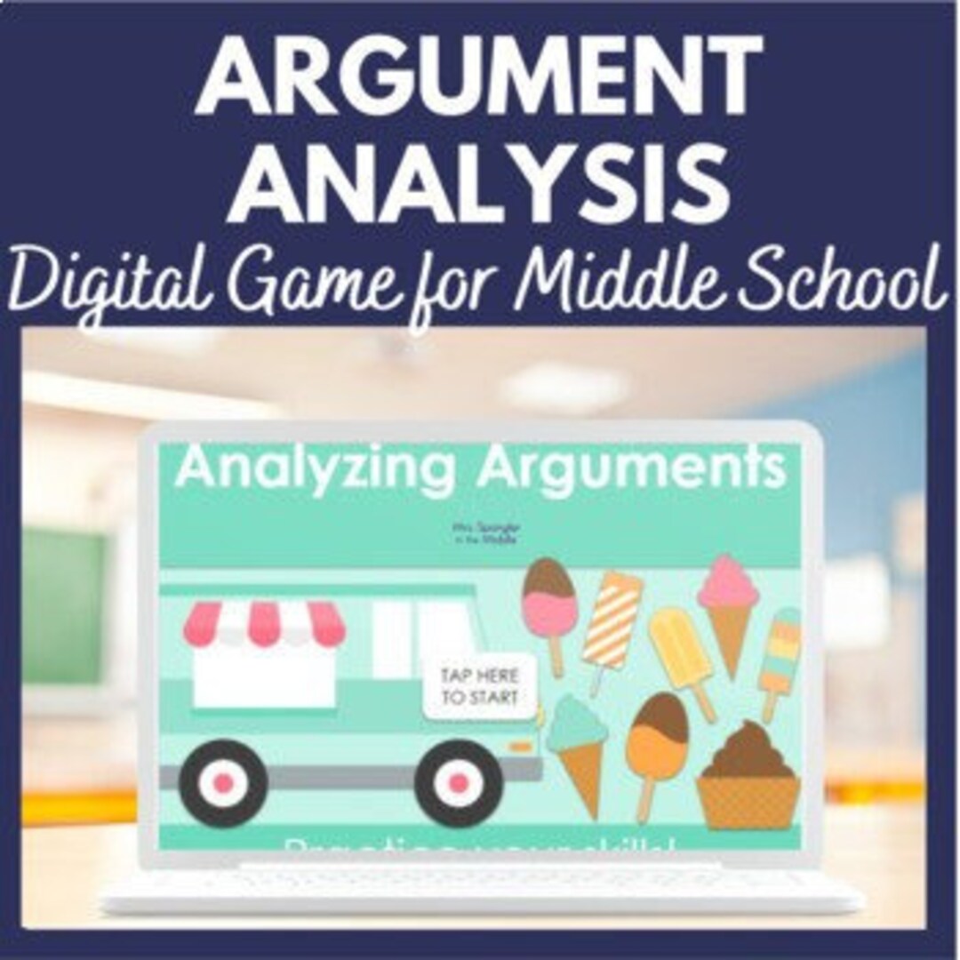 Argumentative Text Analysis DIGITAL Practice Game - Etsy