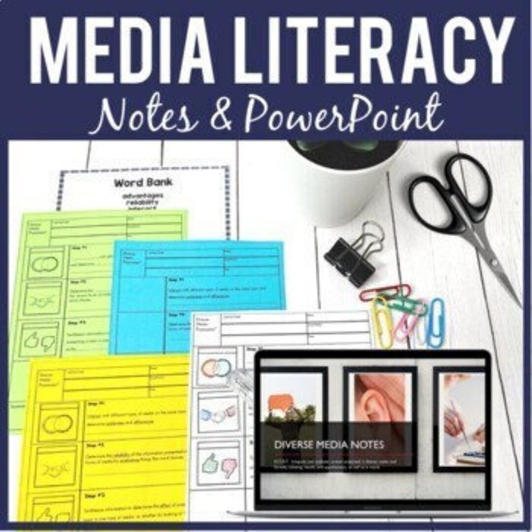 Media Literacy Guided Notes Powerpoint Text and Audio - Etsy