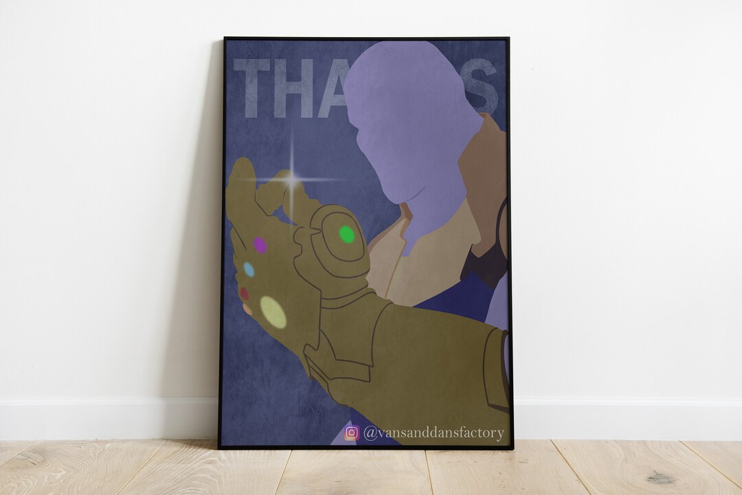 Thanos Print for Printing Printable Instant Download - Etsy
