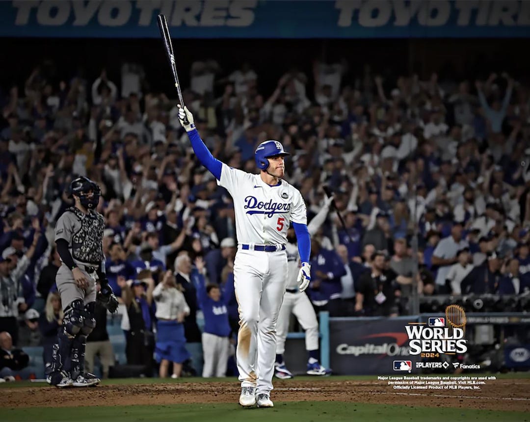 Los Angeles Dodgers Freddie Freeman 2024 World Series Game 1 Game ...