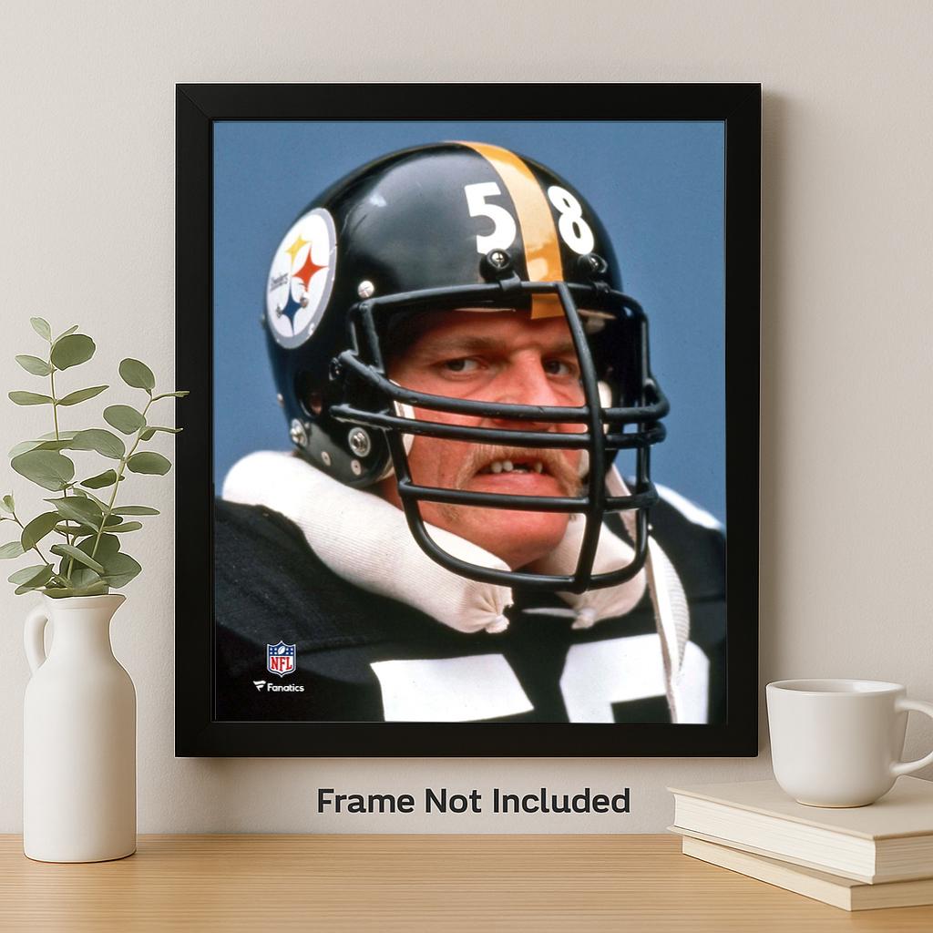 Jack Lambert 'man of Steel' Poster | Pittsburgh Steelers NFL Art - Etsy