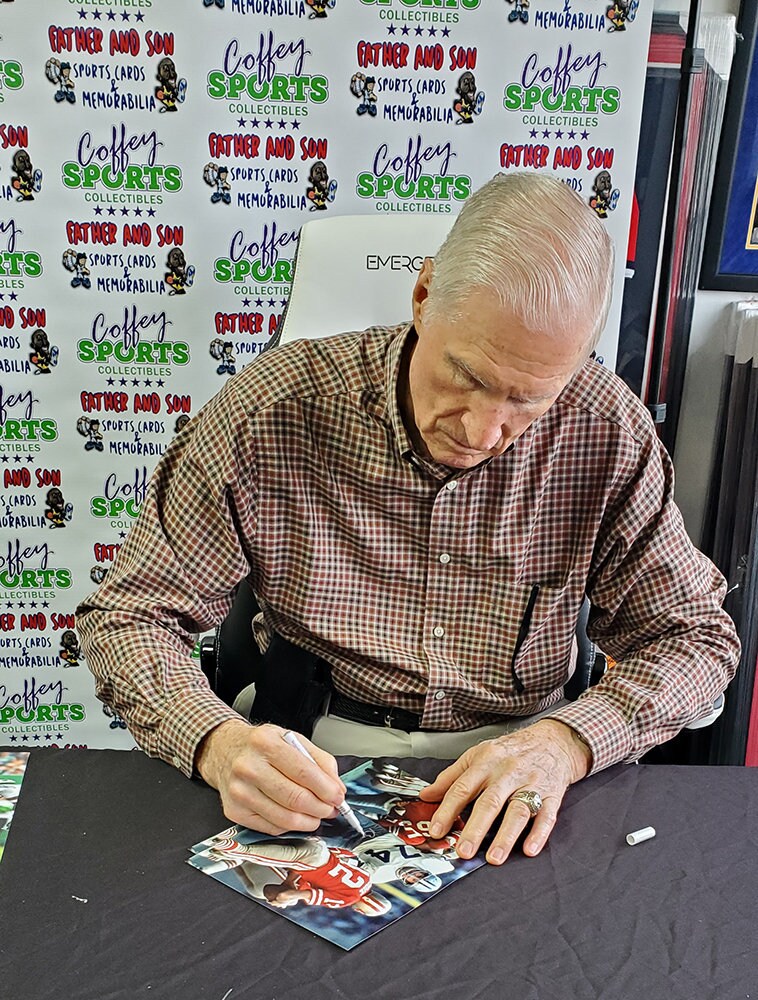 Dallas Cowboys Legend Bob Lilly Autographed 8x10 Action Photo, Picture ...