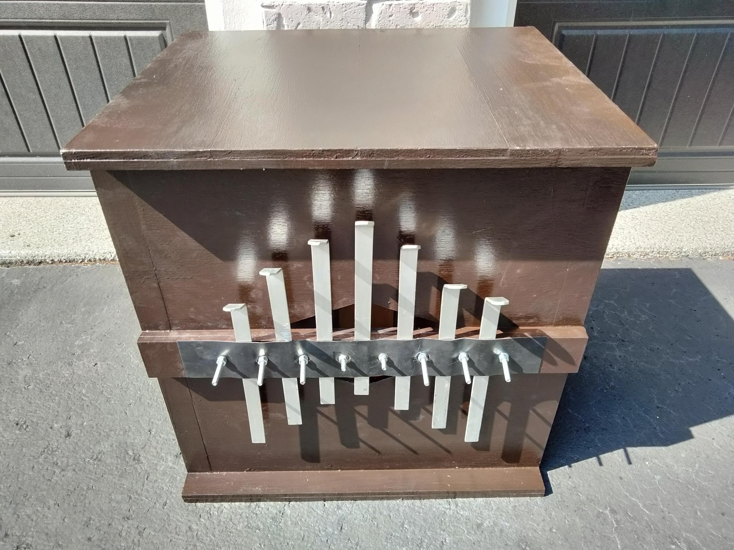 Wooden Marimbula - Musical Instrument and End Table - Etsy