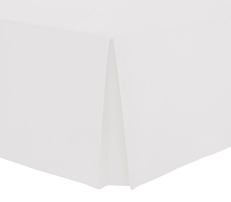 Base Valance Plain Dyed Easy Care 100% Polycotton Box Pleated Sheet ...