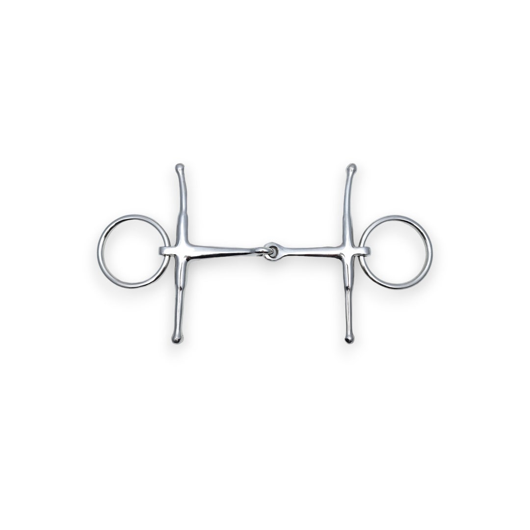 Full Cheek Loosring Horse Snaffle Bit German Stainless Steal With ...