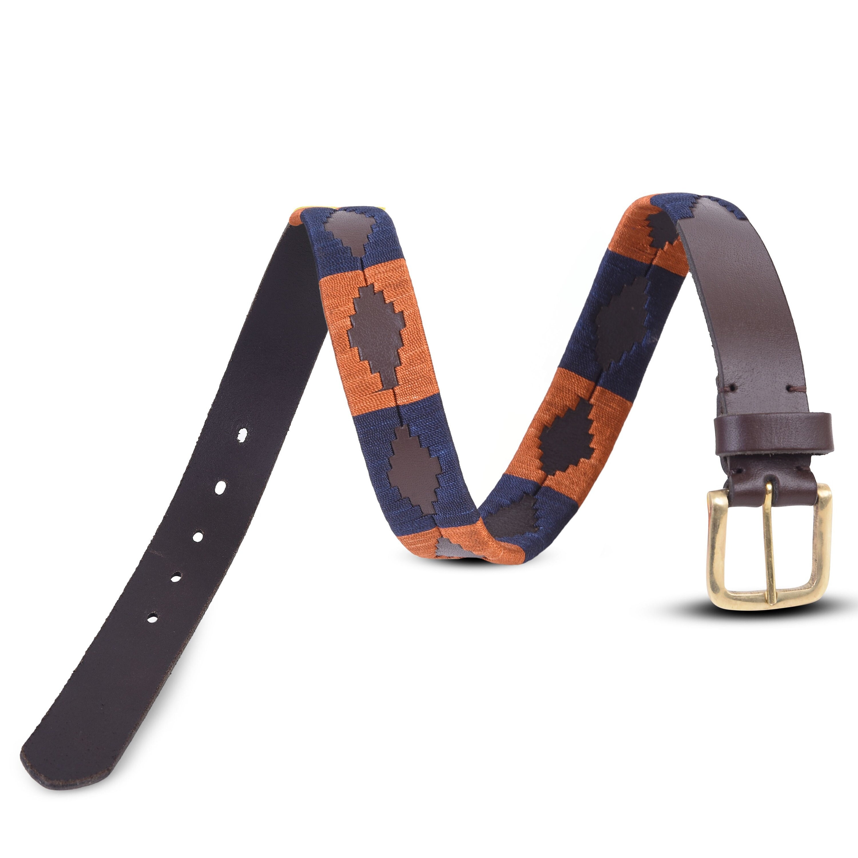 Men Women Polo Belt Argentinian Genuine Leather Embroidered Hight ...