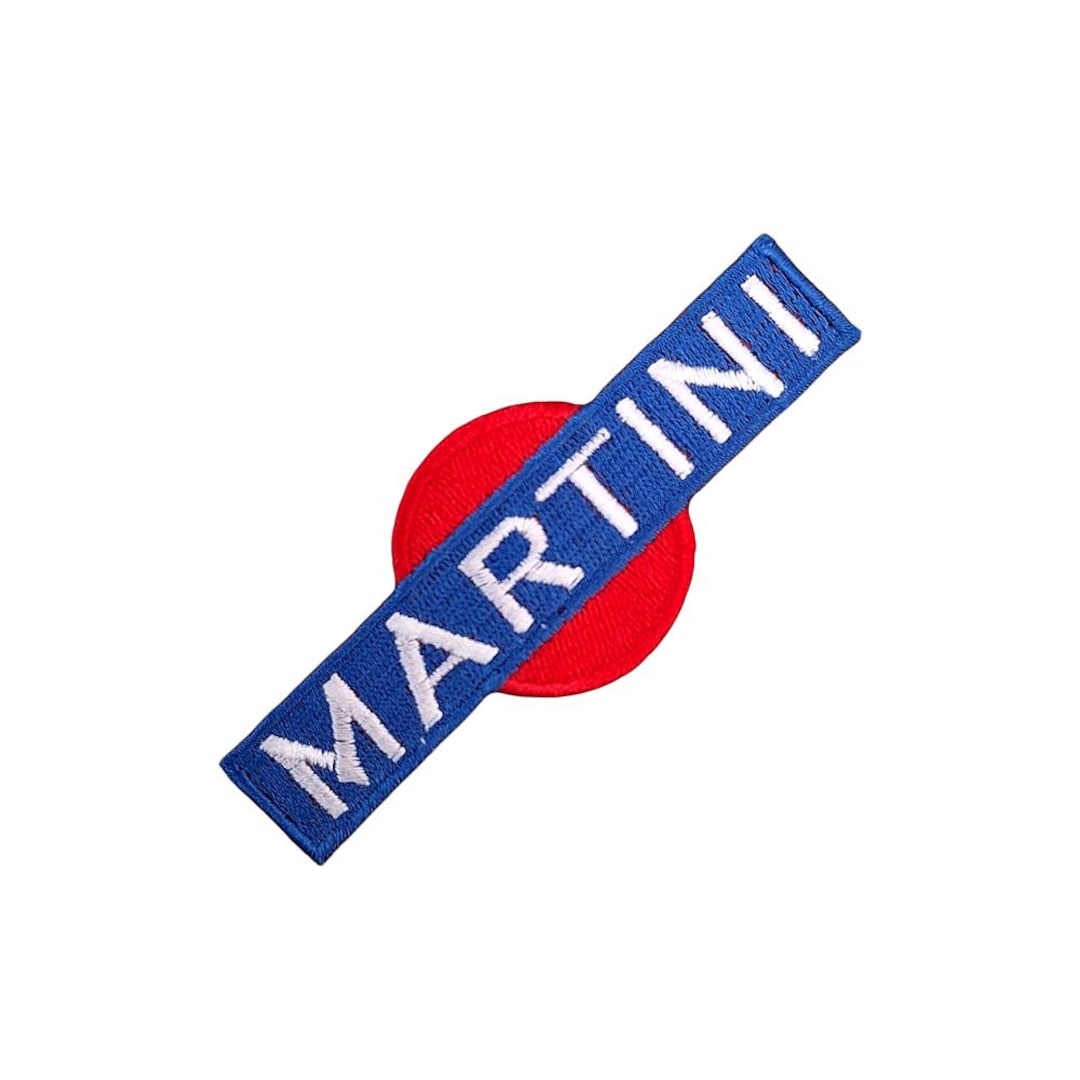 Martini Racing Sponsorship Embroidered Patch on Sew Iron-on Hat Jacket ...