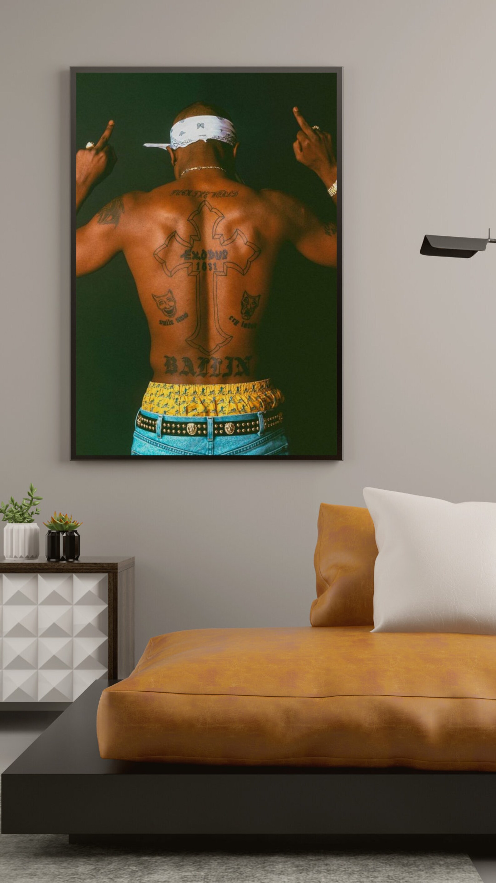 2pac Inspired Poster Set, Printable Poster Set, Rapper Poster Set ...