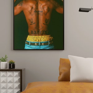 2pac Inspired Poster Set, Printable Poster Set, Rapper Poster Set ...