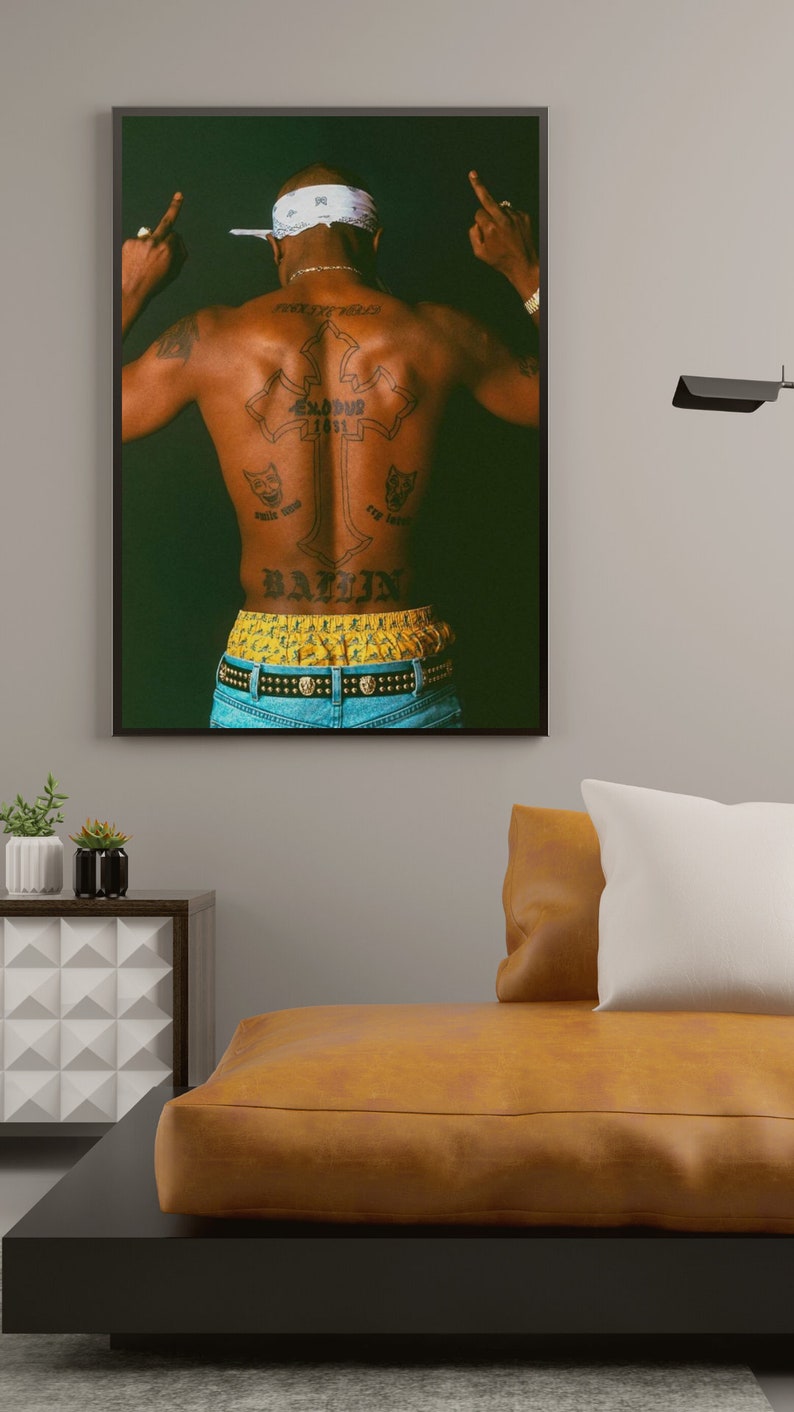 2pac Inspired Poster Set, Printable Poster Set, Rapper Poster Set ...