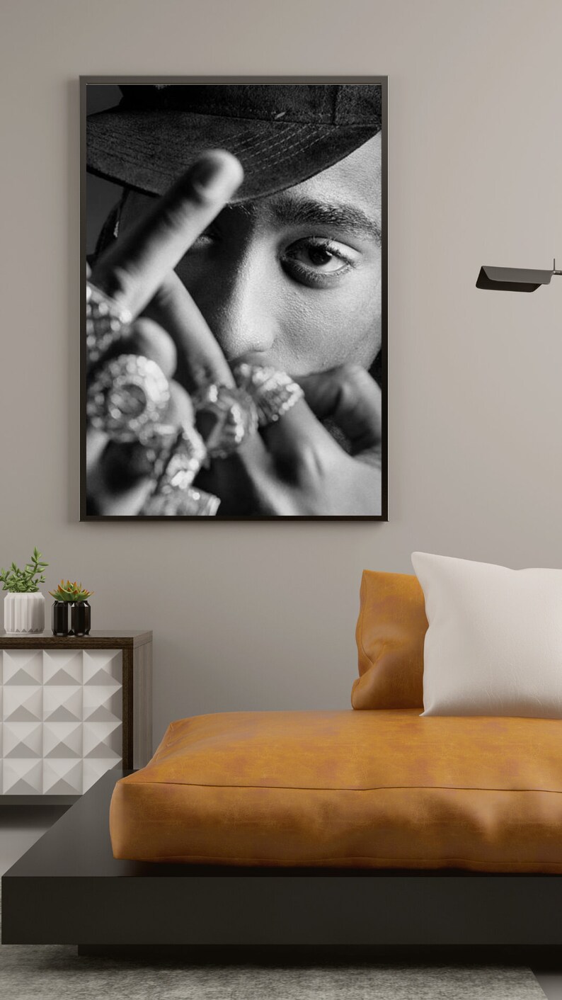 2pac Inspired Poster Set, Printable Poster Set, Rapper Poster Set ...