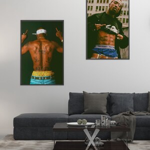 2pac Inspired Poster Set, Printable Poster Set, Rapper Poster Set ...
