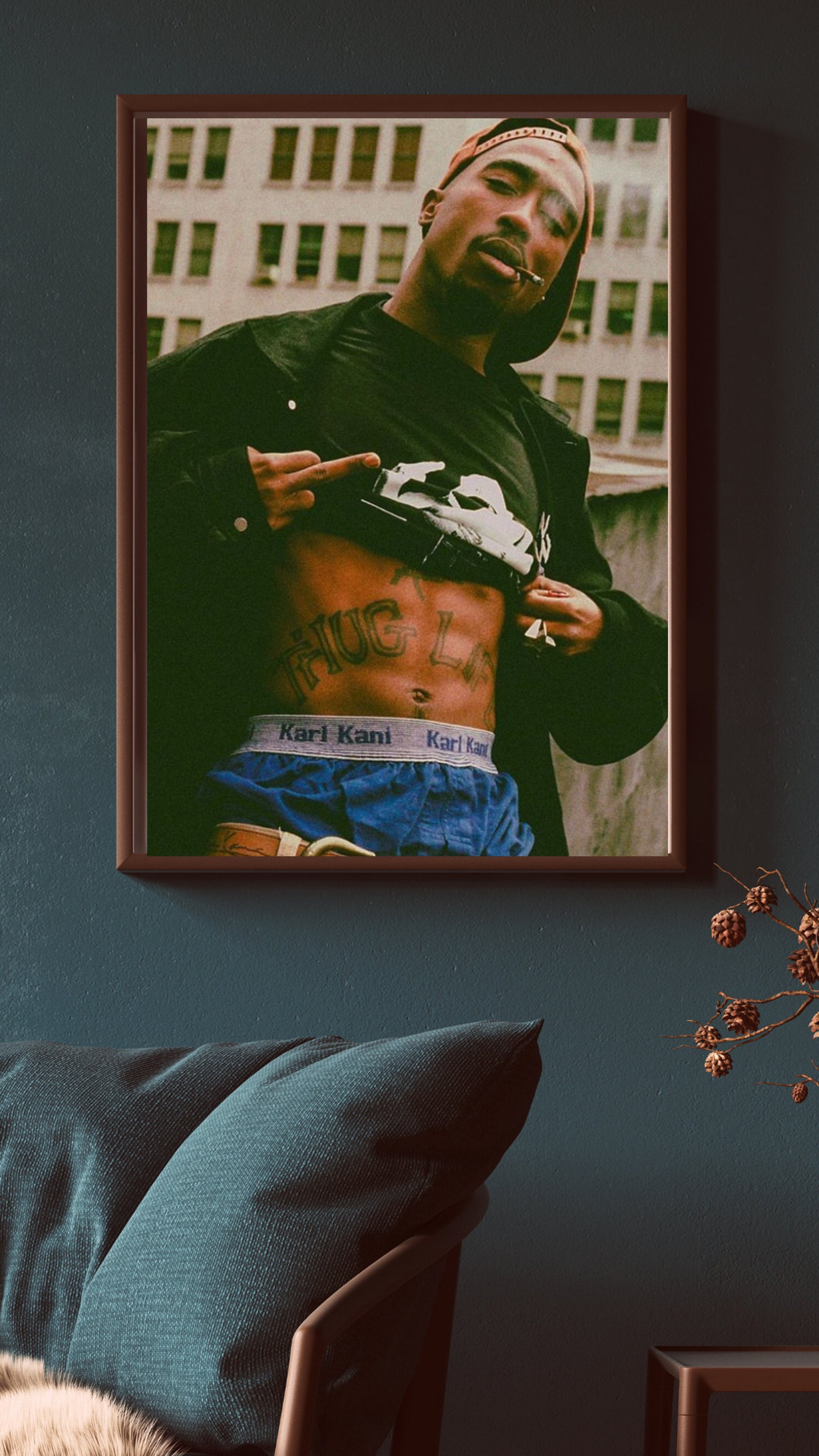 2pac Inspired Poster Set, Printable Poster Set, Rapper Poster Set ...