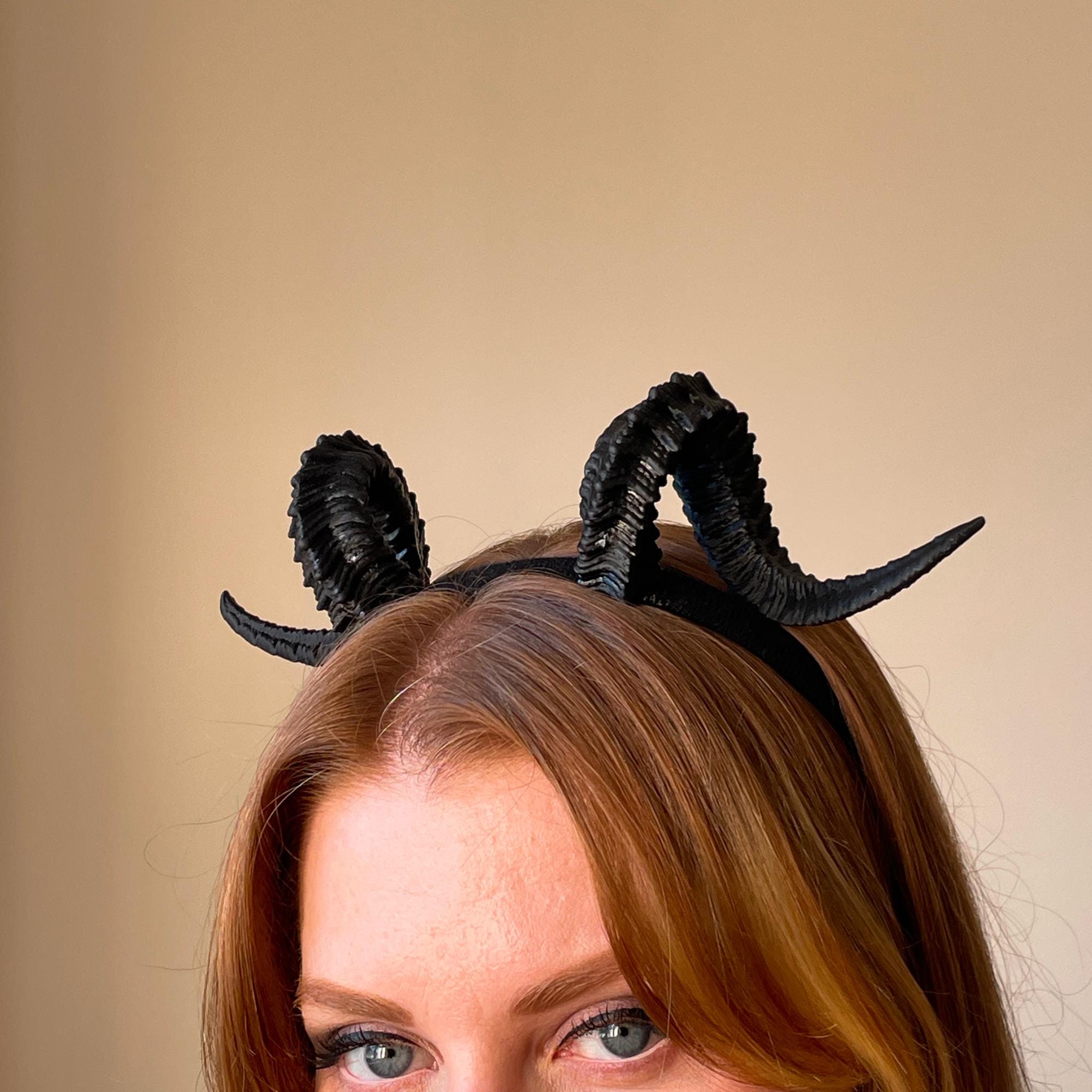3D Printed Cosplay Horns: Resin Devil & Goat Horns - Etsy