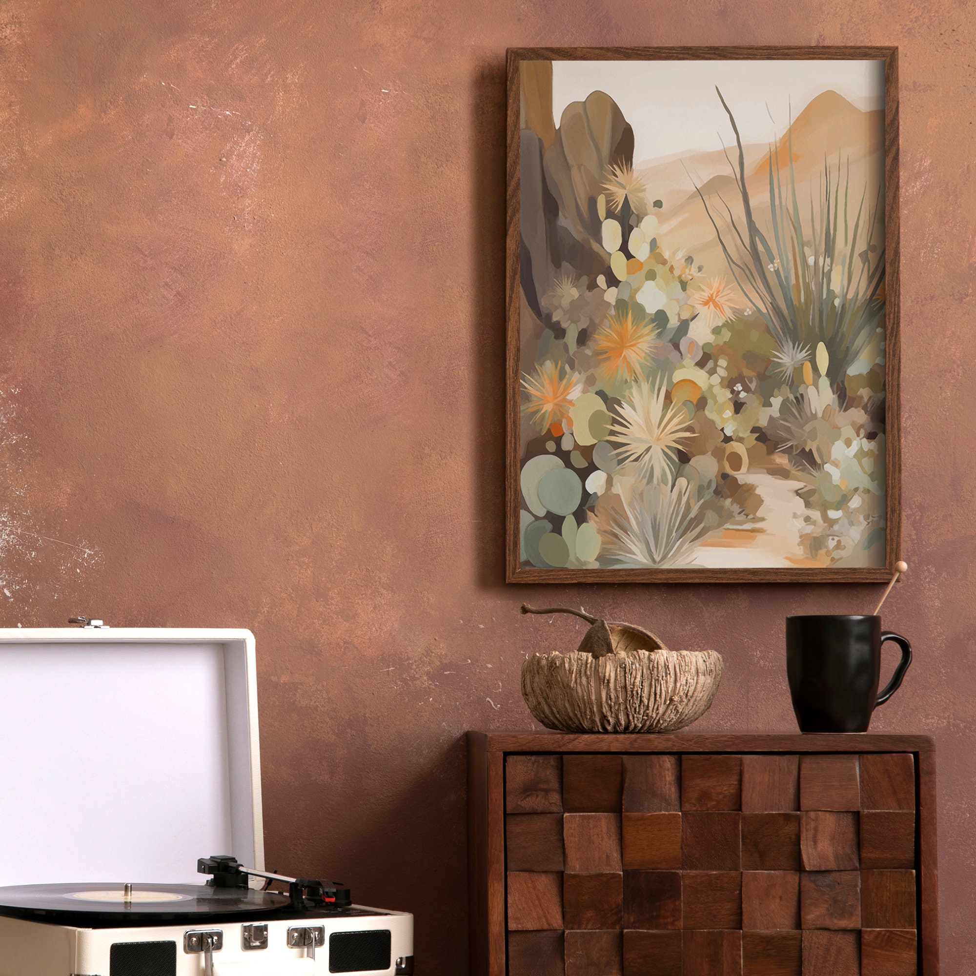 Inspired by Georgia O'keeffe Poster American Realism Art, Desert ...