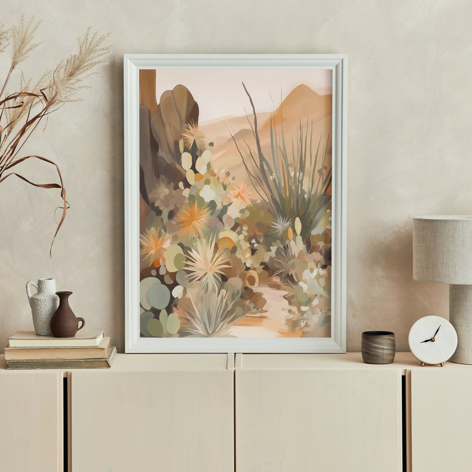 Inspired by Georgia O'keeffe Poster American Realism Art, Desert ...