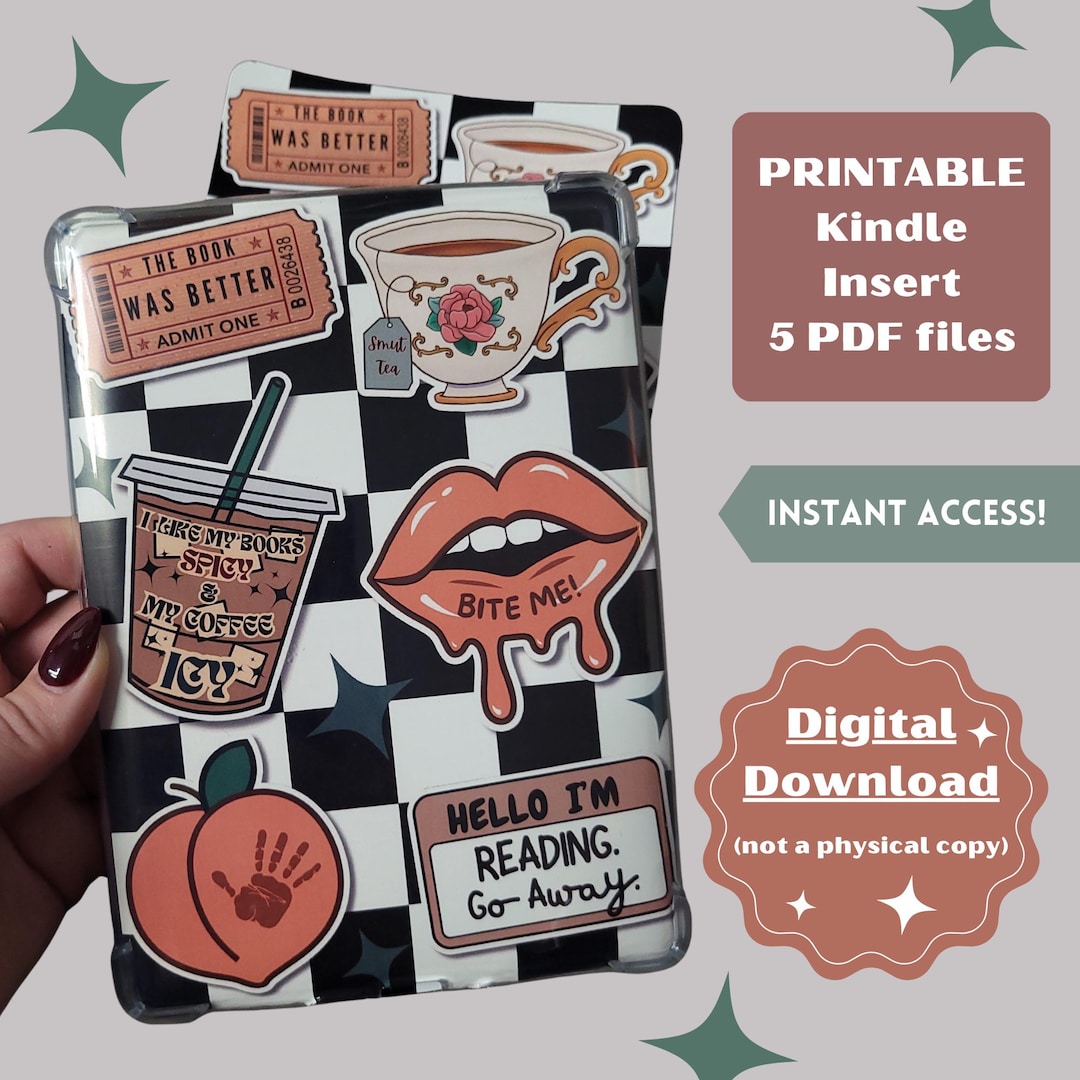 PRINTABLE Kindle Insert | Instant Digitial Download | Paperwhite 11 ...