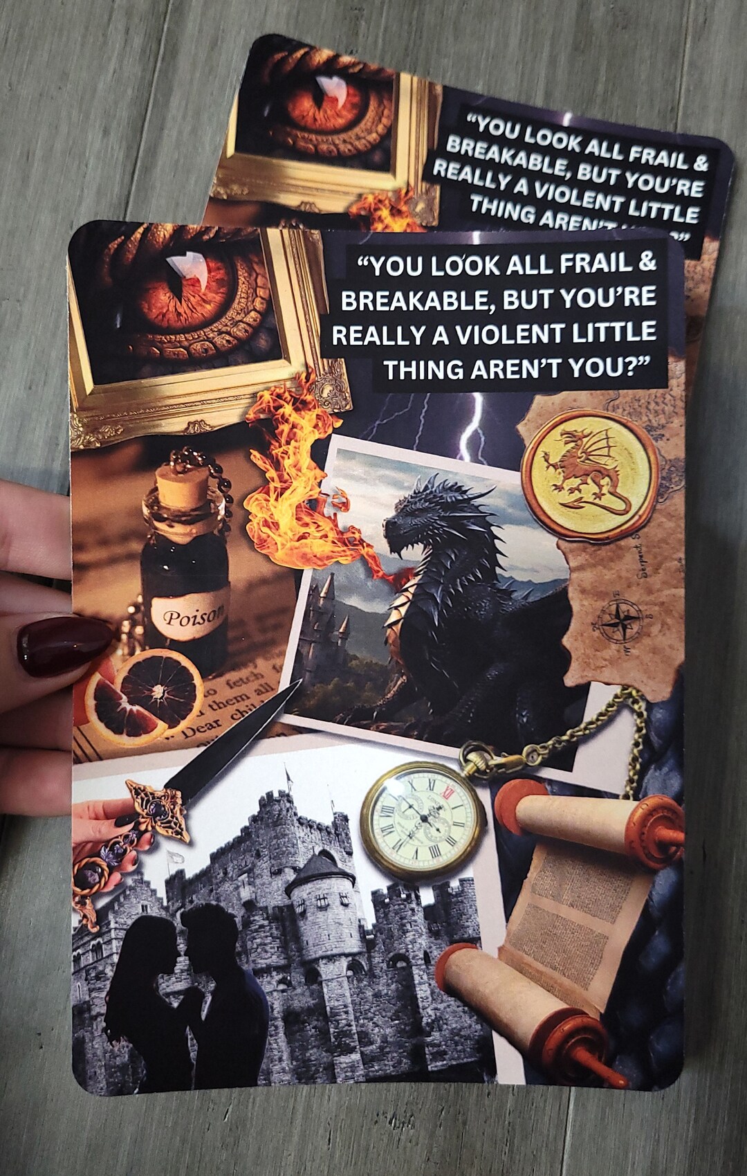 Fantasy Kindle Insert for Clear Case | Kindle Paperwhite Insert ...