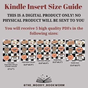 PRINTABLE Kindle Insert | Instant Digitial Download | Paperwhite 11 ...