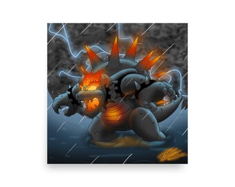 Bowser's Fury Super Mario 3D World Poster 13x19 - Etsy