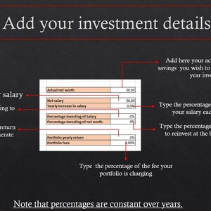 Investment Plan ,excel Spreadsheet ,investment Spreadsheet , Investment ...