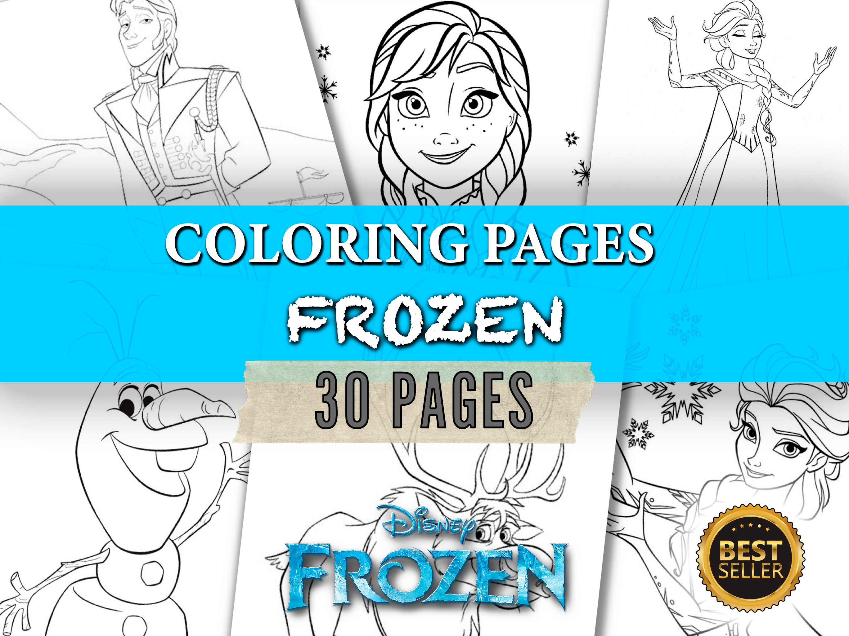 Disney Coloring Pages For Kids Frozen