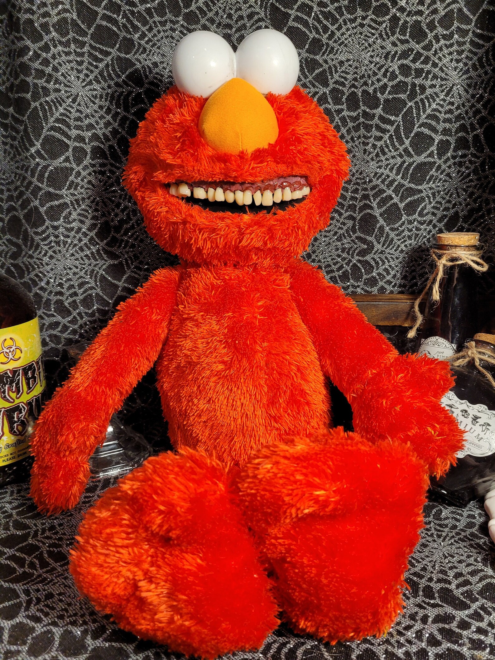 Creepy Elmo Oddbody Doll - Etsy