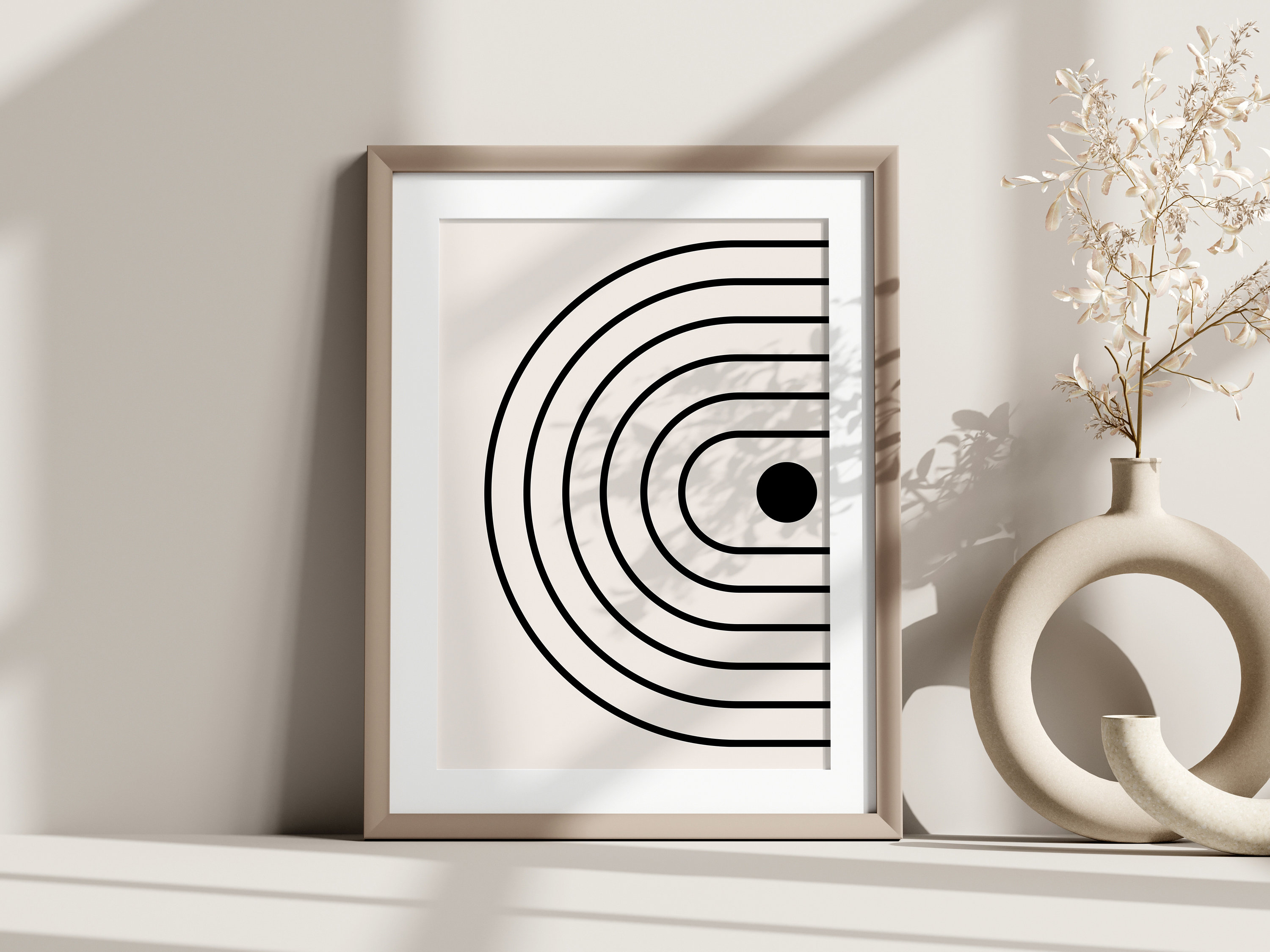 Black and White Abstract Printable Art, Digital Art, Minimal, Modern - Etsy