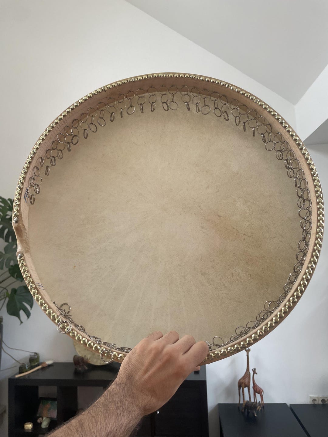 RARE Goat Skin DAF. "21" (53 Cm) Premium Quality Frame Drum. Bendir Daf ...