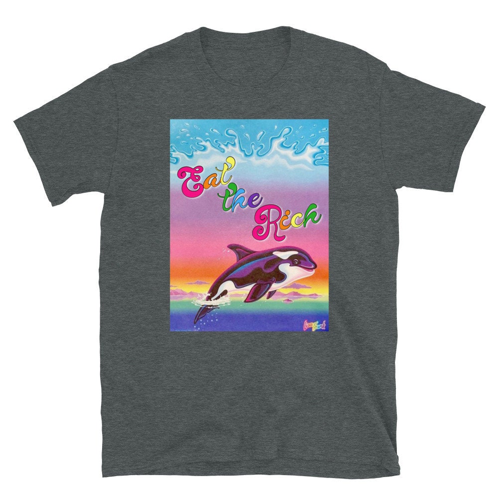 Lisa Frank-inspired Funny Shirt With Orca Whale | Eat the Rich ...